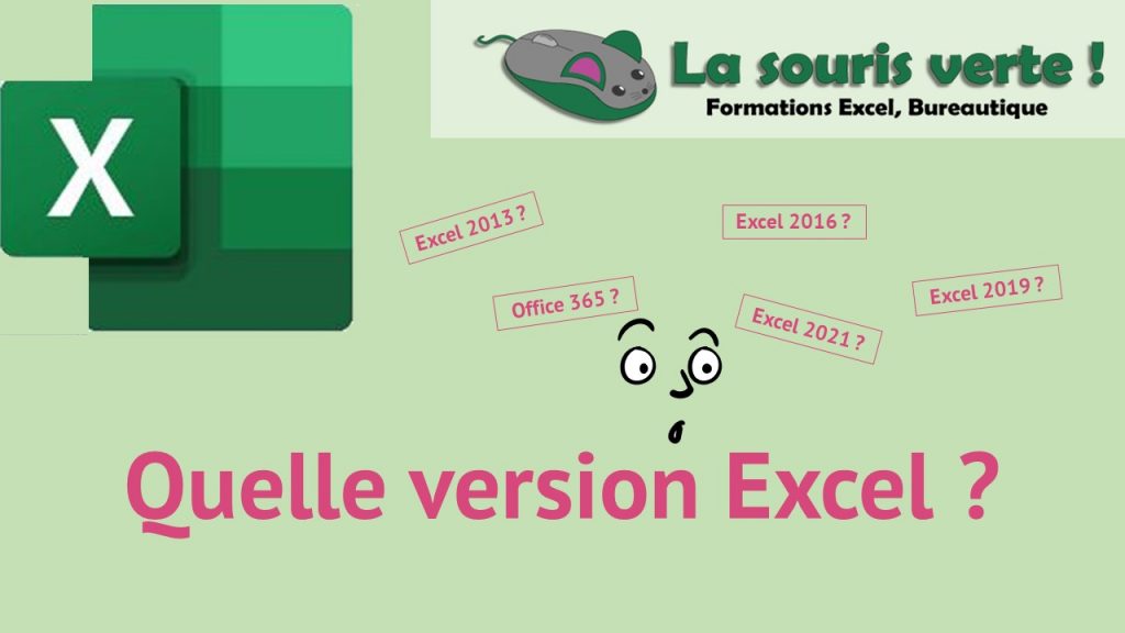 Comment trouver le nom de sa version Excel? - La Souris verte
